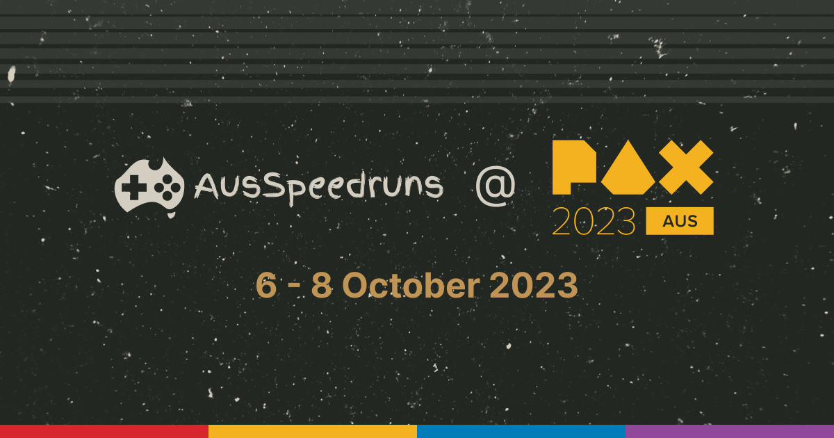 Schedule - AusSpeedruns