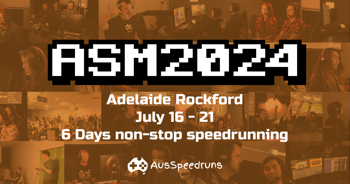 ASM2024 - AusSpeedruns